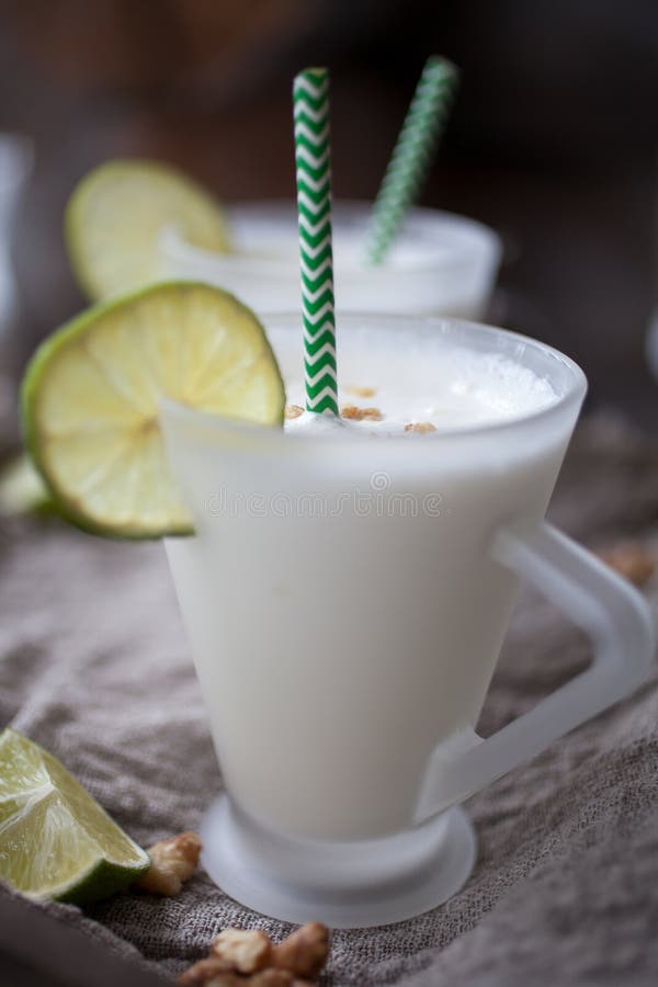 Lime milk shake stock image. Image of liquid, healthy - 89710291