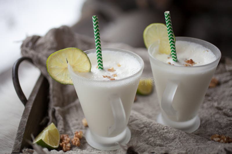 Lime milk shake stock photo. Image of citrus, milkshake - 89710406