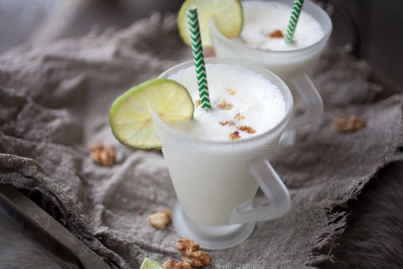 Lime milk shake stock image. Image of delicious, diet - 89710475