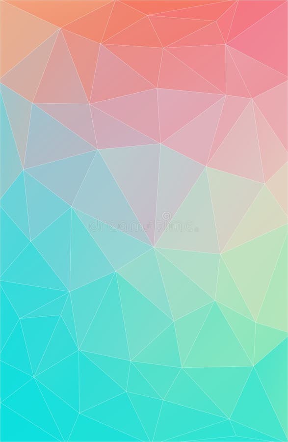 Orange Triangle Background. Background of Geometric Shapes. Stock ...
