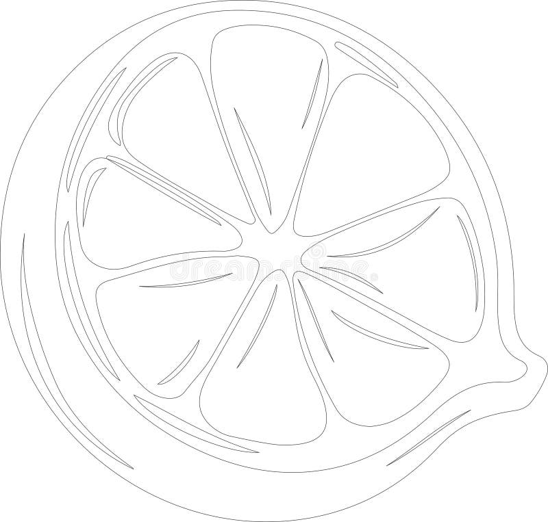 Lime Outline Silhouette Generative Ai Stock Vector - Illustration of ...