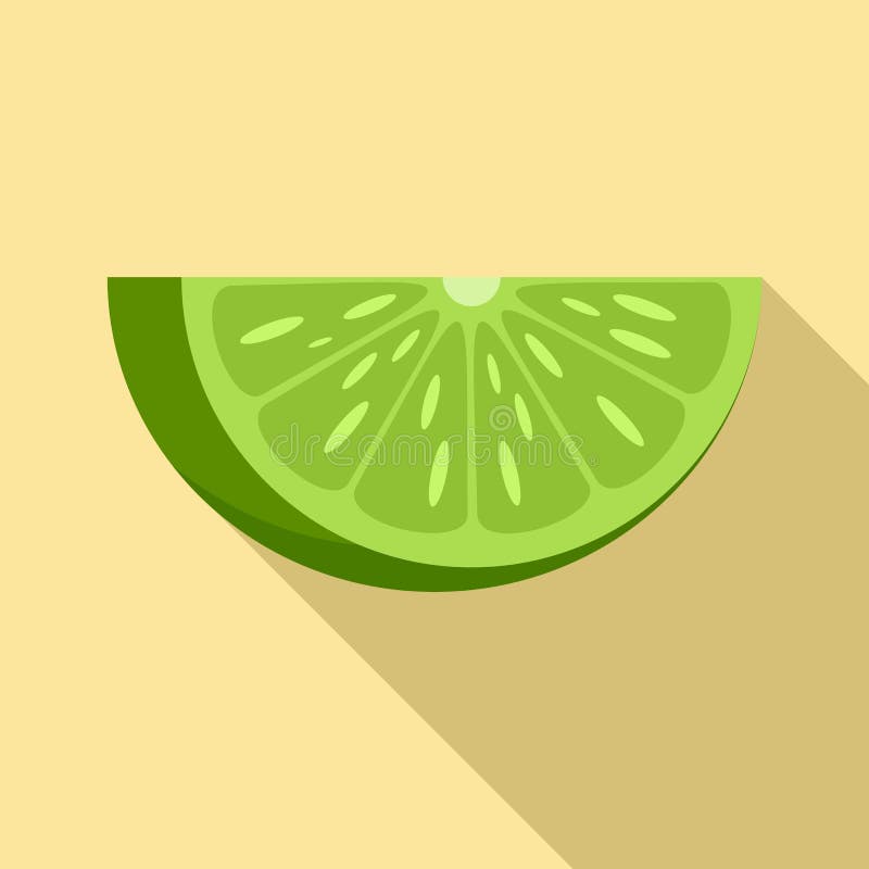 Lime Slice Icon, Outline Style Stock Vector - Illustration of design ...