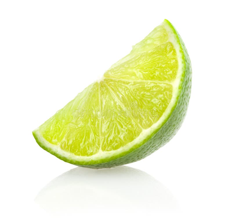 Lime slice stock image. Image of isolated, reflection - 19074727