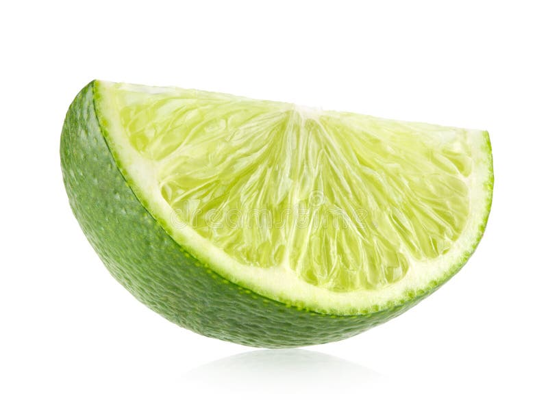Lime slice stock image. Image of isolated, reflection - 19074727