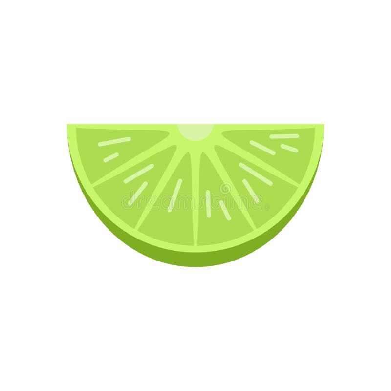 Lime Slice Icon, Outline Style Stock Vector - Illustration of design ...