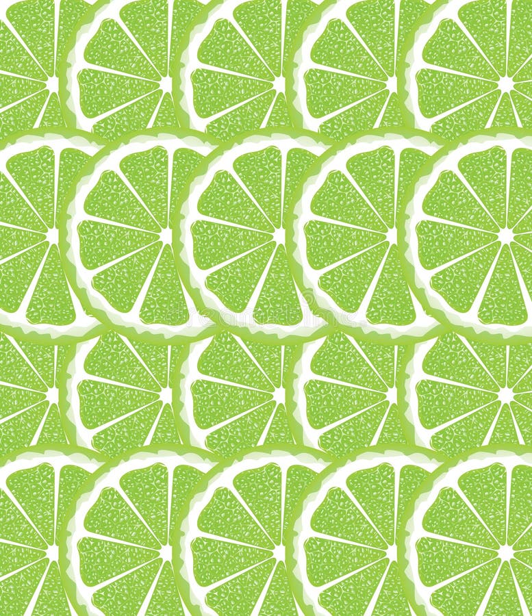 Lime Slices Background stock vector. Illustration of green - 55476124