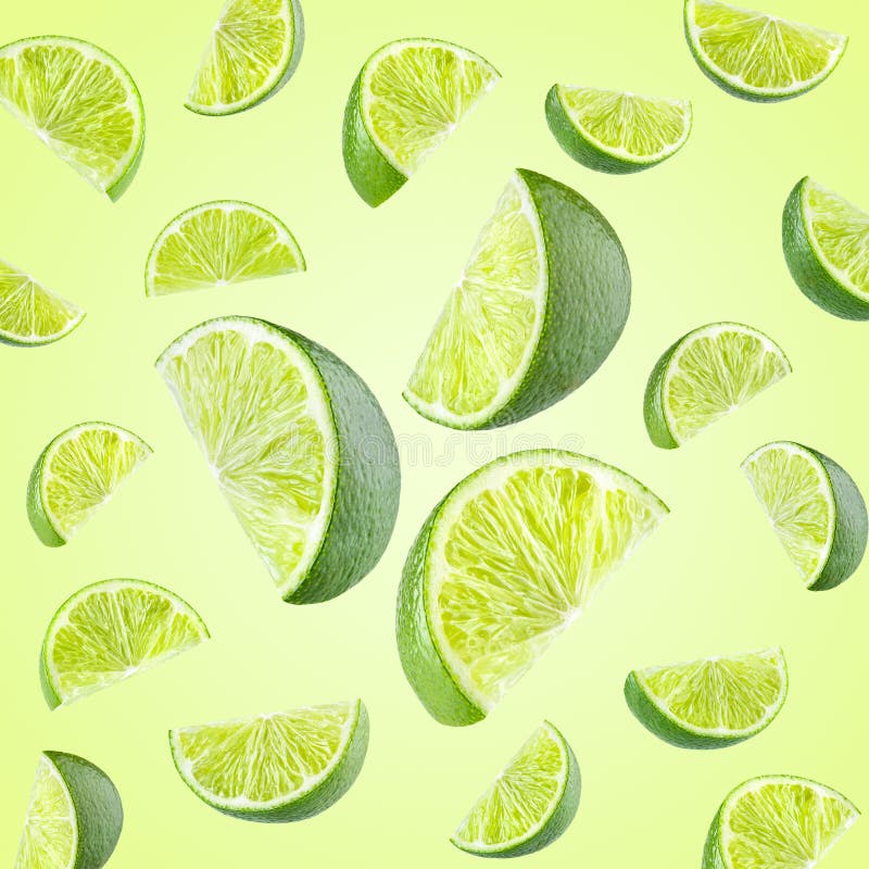 Lime slices stock image. Image of background, healthy - 224847107