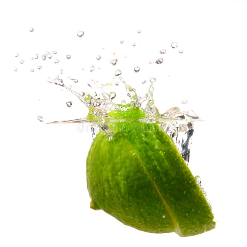 Lime Splash stock image. Image of green, citrus, fresh - 1014535