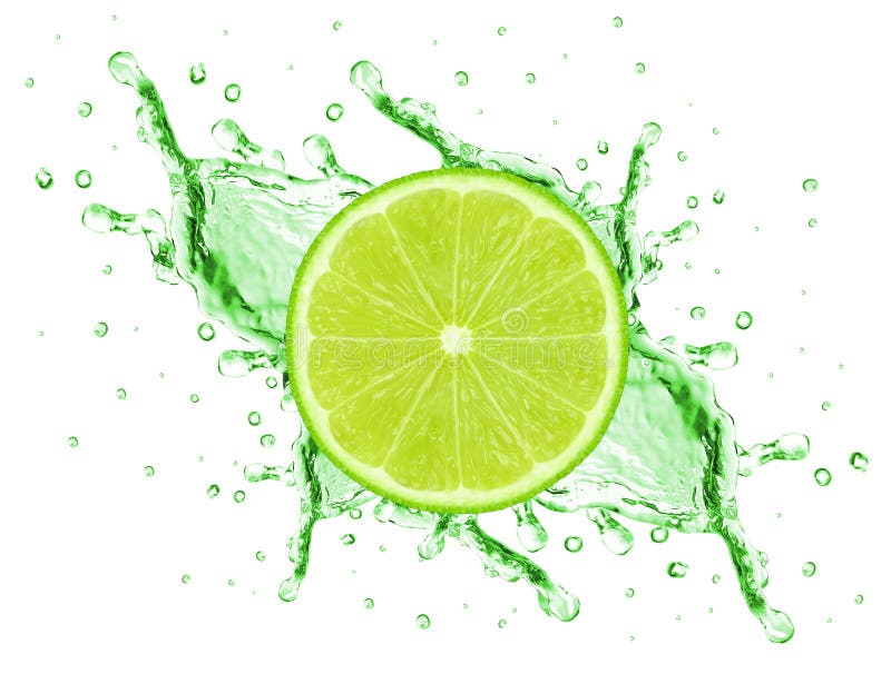 Lime splash stock photo. Image of lemonade, citrus, fresh - 51243700