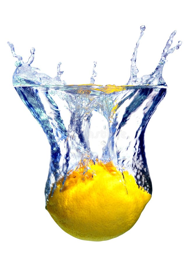 Lime splashing stock image. Image of fruits, falling, yellow - 8855249