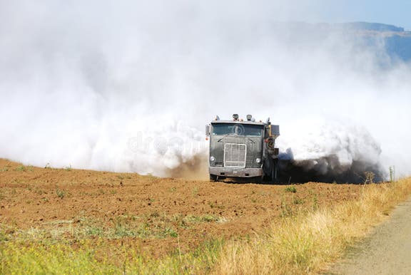 Lime Spread stock photo. Image of fertilizer, farmer - 25021094