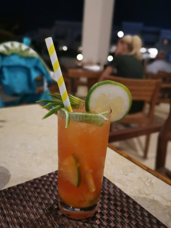 Lime with a straw stock image. Image of lime, tasty - 161262817