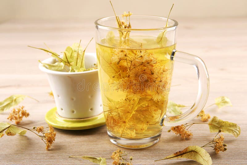 Lime Tea Cup with Dried Blossom Stock Image - Image of care, aroma ...