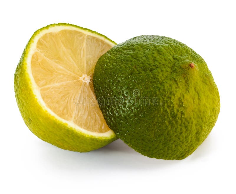 Lime Parts Joining Back Together Stock Image - Image of citrus ...