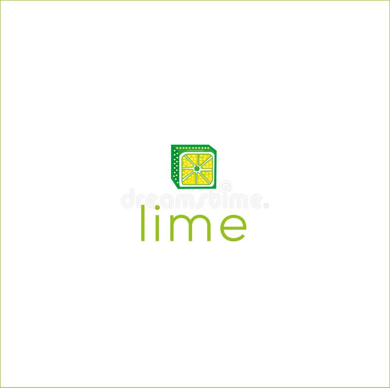 Lime vector logo stock vector. Illustration of nature - 107799274