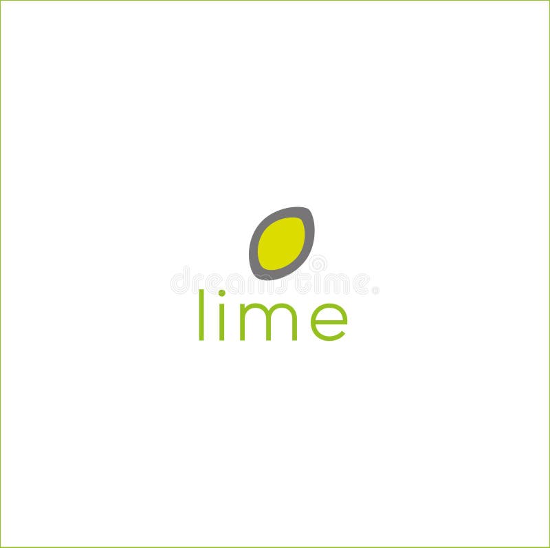 Lime vector logo stock vector. Illustration of icon - 107799438