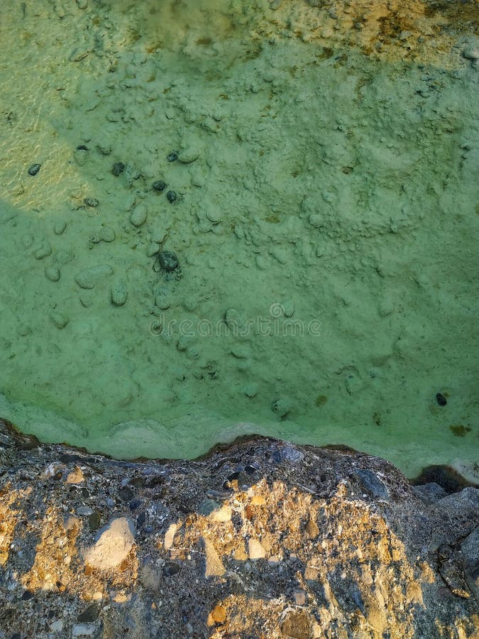 Lime Water with High Calcium, Oman Stock Photo - Image of underwater ...