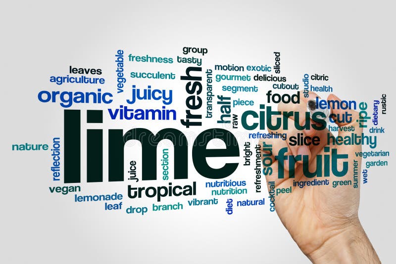 Lime word stock image. Image of round, sliced, ripe, refreshing - 33868565