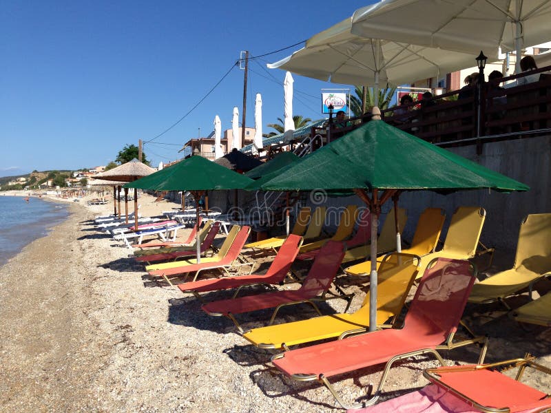 Limenaria Beach editorial stock image. Image of harbour - 73827509