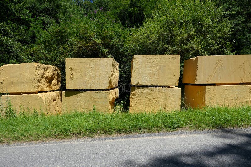 Limestone Blocks stock image. Image of large, outdoor - 323675461