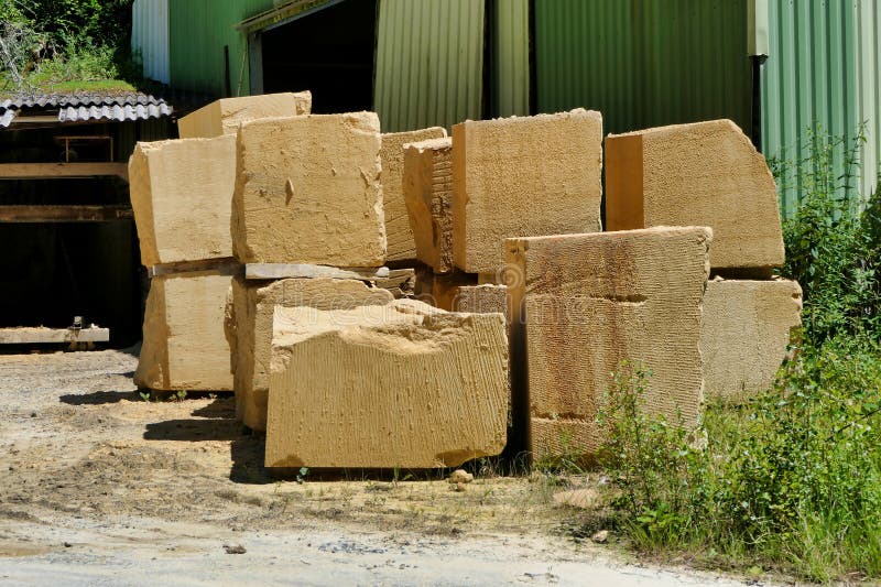 Limestone Blocks stock image. Image of limestone, natural - 323675611