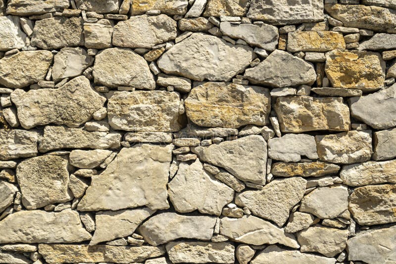 Limestone Brick Wall Texture Stock Image - Image of sunlight, brick ...