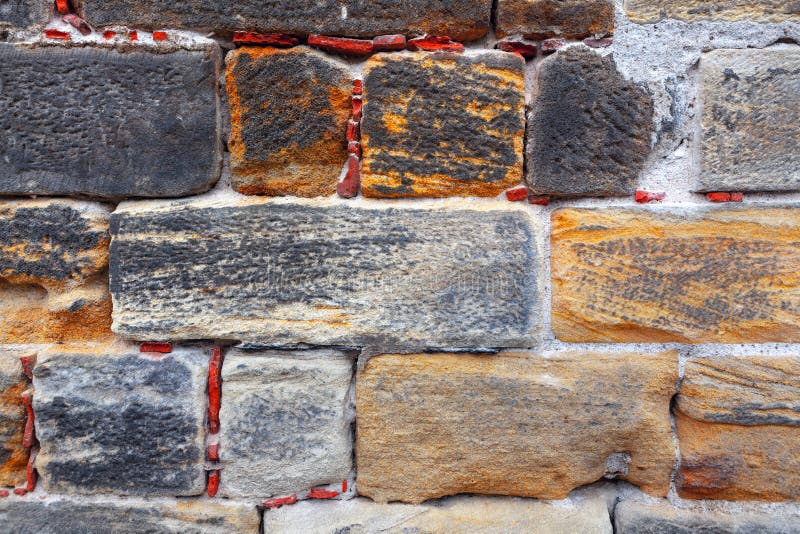 Limestone Bricks Background Stock Image - Image of natural, pattern ...