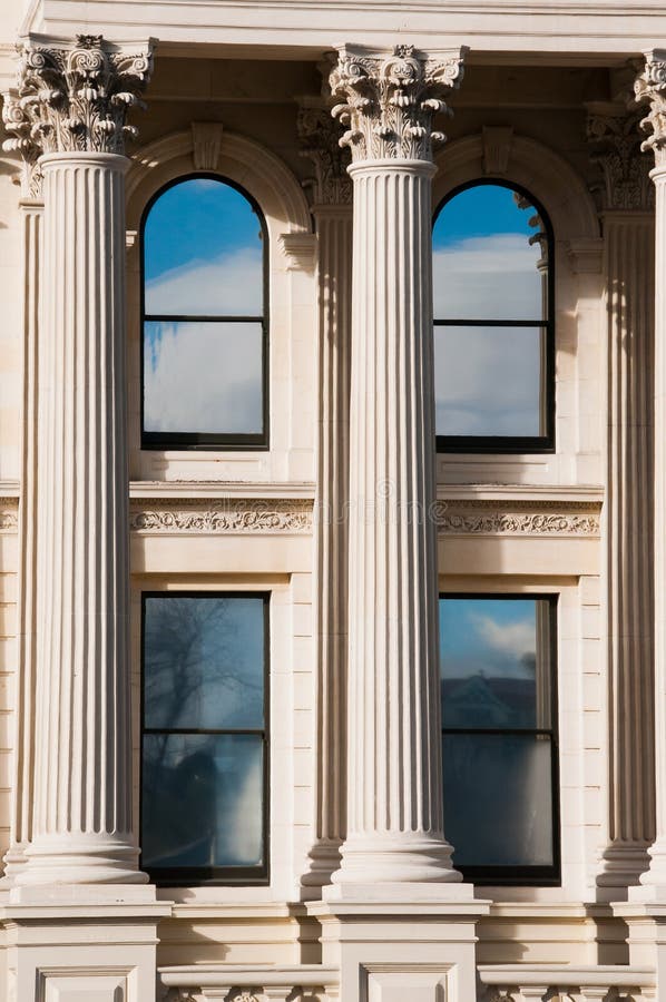 Limestone building stock photo. Image of classical, walls - 25823782