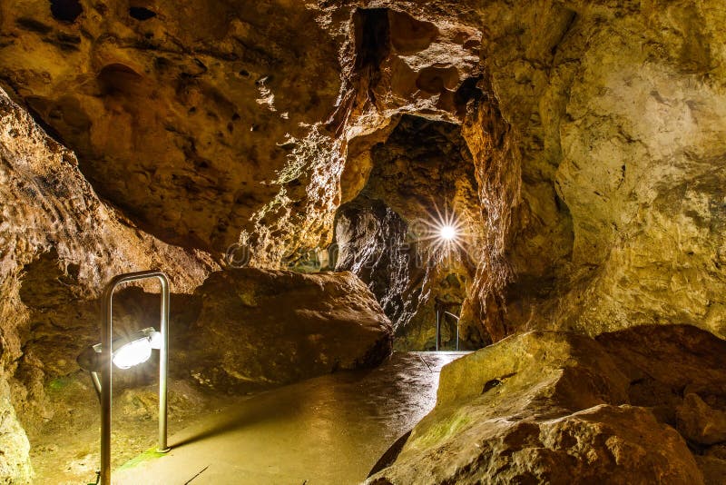 Limestone cave system stock image. Image of ancient, geologic - 83379819
