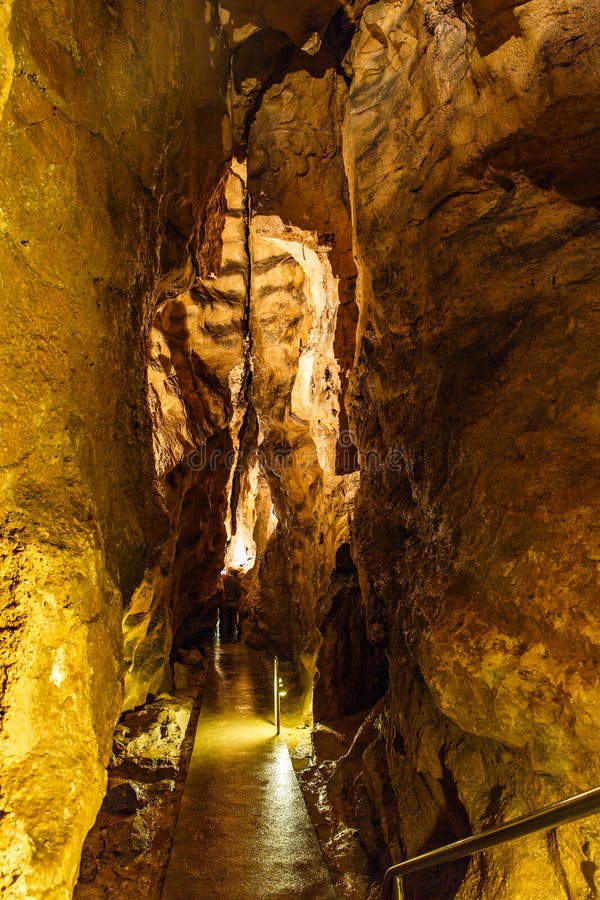 Limestone cave system stock photo. Image of cavern, attraction - 85170526