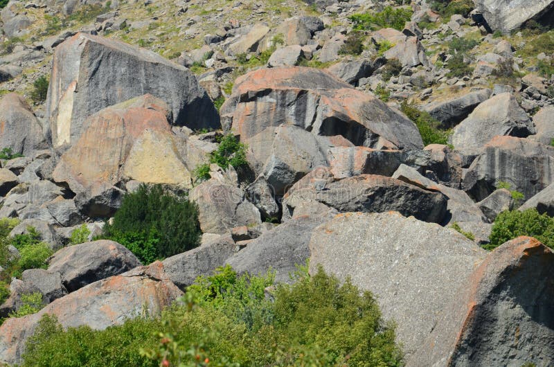 Limestone Caves on the Crimean Peninsula Stock Photo - Image of debris ...