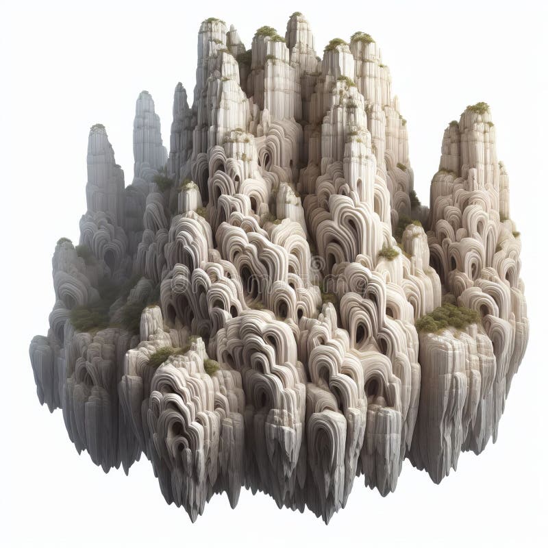 Limestone Cliff a Cliff Composed of Limestone, Characterized B Stock ...