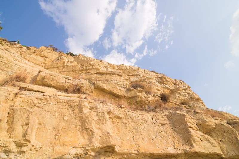 Limestone cliff stock image. Image of mountain, horizontal - 43221857