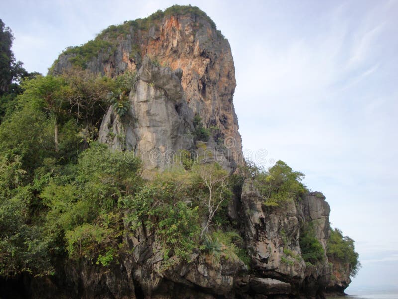 Limestone Cliffs and Tropical Nature of Krabi Province, Thailand. Stock ...