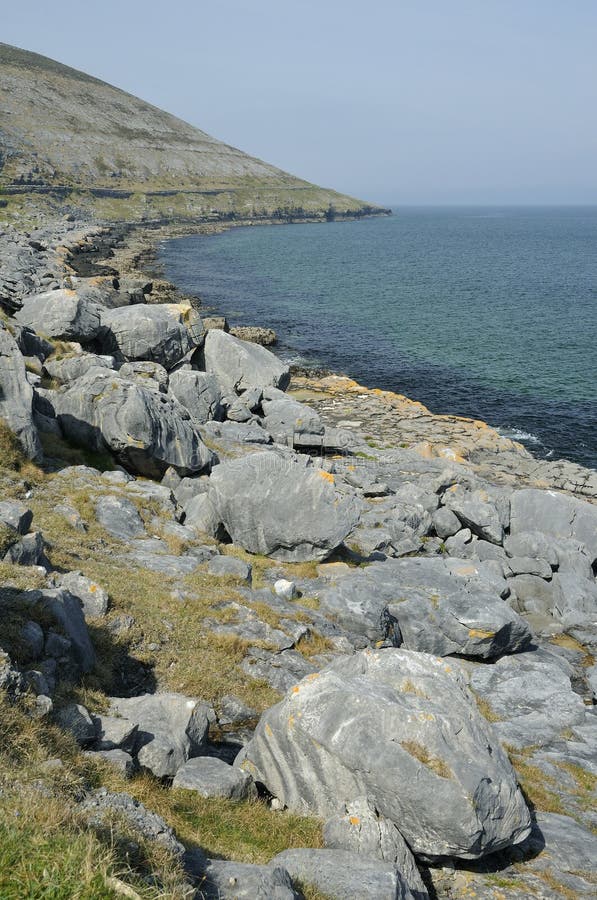 Limestone Coast and Headland Stock Image - Image of grey, limestone ...