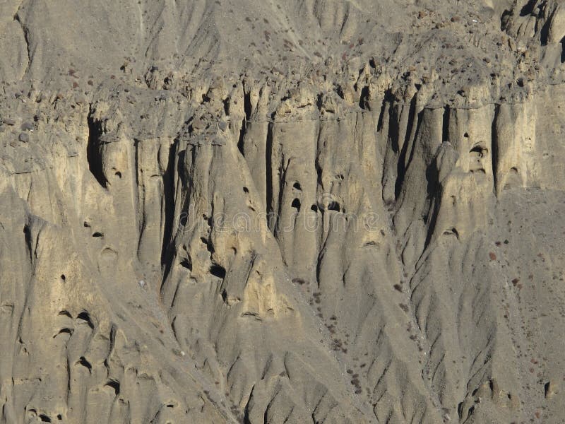 Limestone Formation with Caves Stock Image - Image of limestone ...