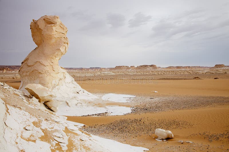 The Limestone Formation Rocks in the Sahara, Egypt Stock Image - Image ...