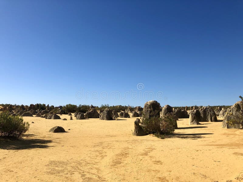 Limestone Formation and Structures at the Pinnacles Desert in Western ...