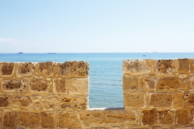 Old fort wall and turret stock image. Image of fort, fortified - 2278433