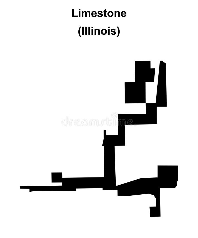 Limestone outline map stock illustration. Illustration of infographics ...