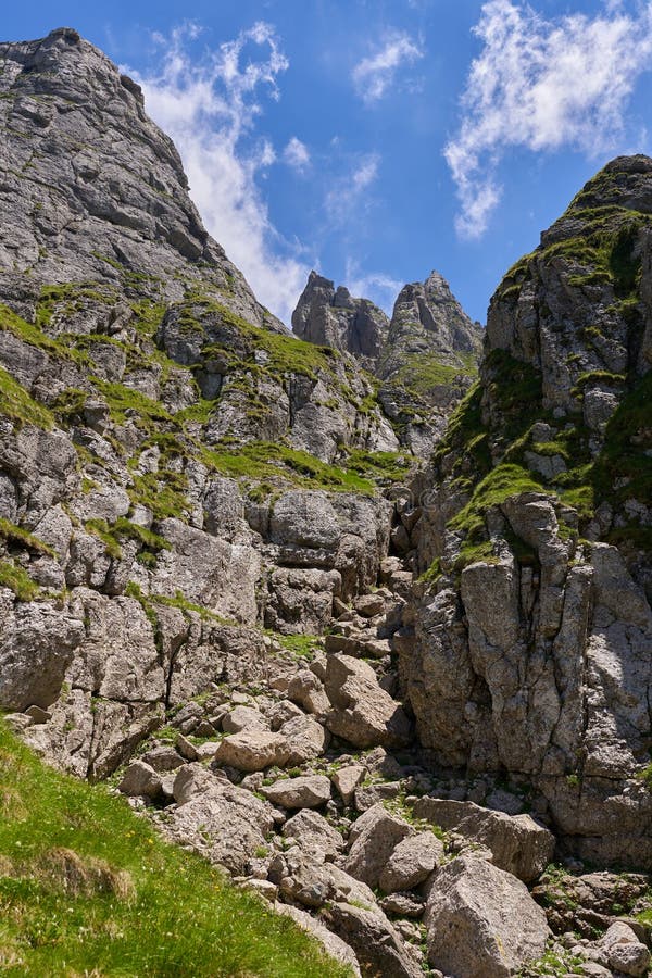 Limestone Mountains Landscape Stock Photo - Image of mountain ...