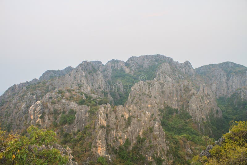 Limestone mountains stock photo. Image of landscape, mountain - 49781452