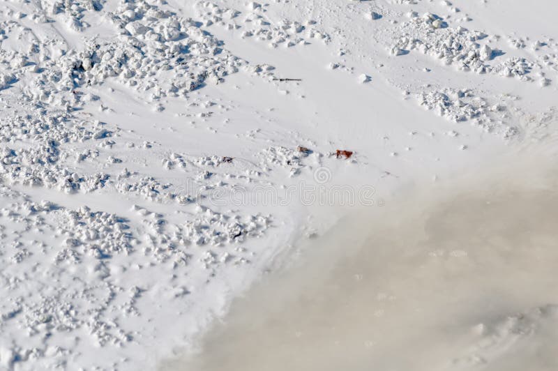 Limestone in Natural Light Diffused Water Stock Photo - Image of stream ...