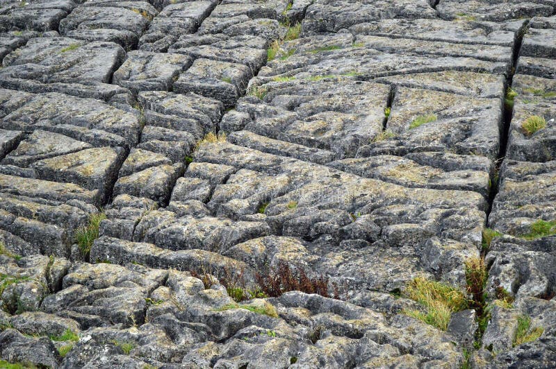 Limestone Pavement Above Malham Cove Yorkshire UK Stock Photo - Image ...