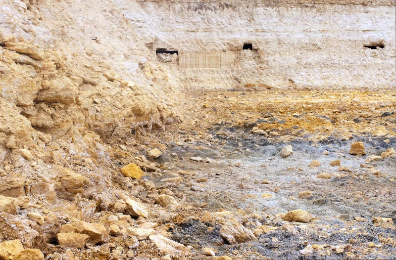 Limestone quarry stock image. Image of ukraine, stone - 39771907