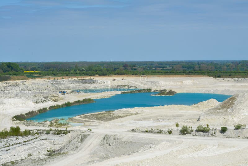 Limestone Quarry in Faxe, Denmark Stock Image - Image of travel, quarry ...
