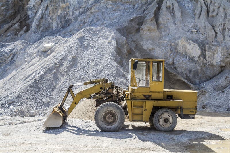 Limestone Quarry Industry, Summer, Ukraine Stock Image - Image of ...
