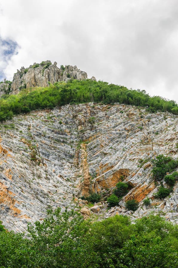 Limestone Quarry stock photo. Image of bluffs, bright - 43552958