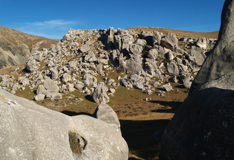 Limestone Rocks at Castle Hill Stock Photo - Image of stone, place ...