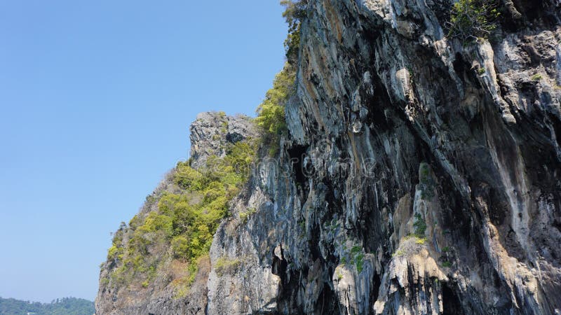 Limestone Rocks at Thailands Coast Stock Photo - Image of travel ...